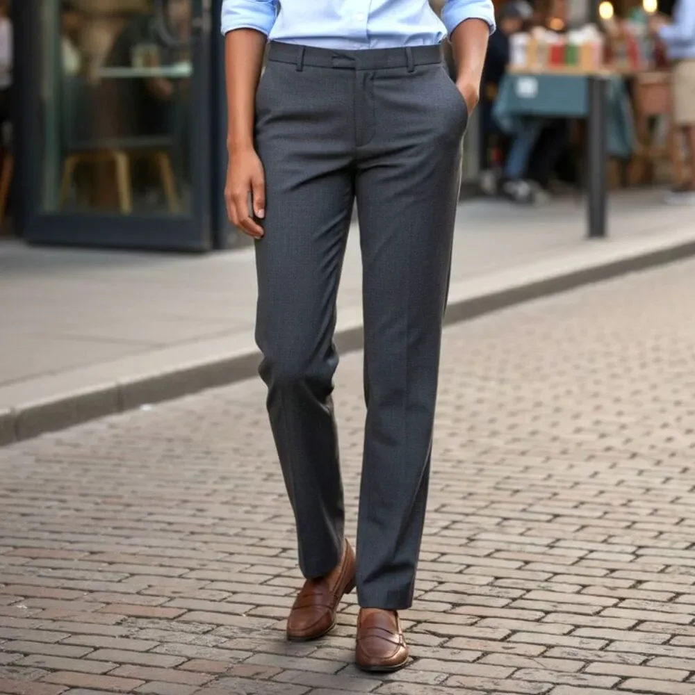 Babaton | Pants & Jumpsuits | Babaton By Aritzia Gray Slim Straight ...